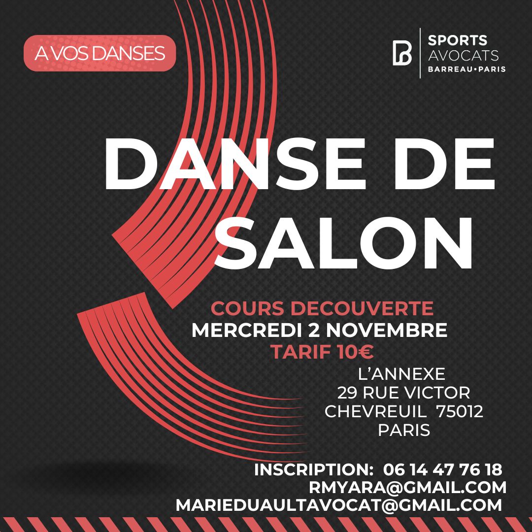 Nouvelle section Danse de Salon – Association des sports au barreau
